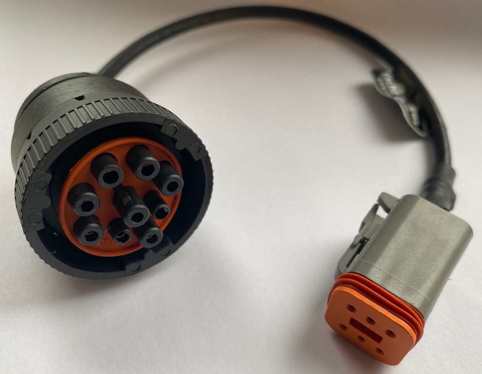 Cummins Round 9-pin Adaptor Cable for Engine Gateway YDEG-04
